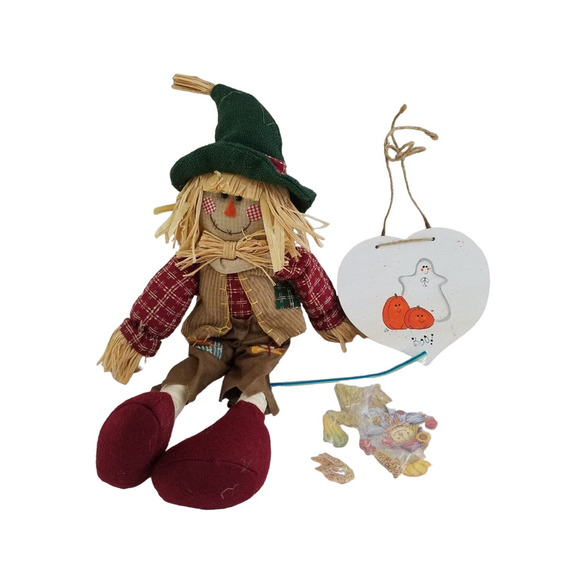 Prima | Holiday | Vintage Prima Creations Scarecrow Shelf Stitting ...